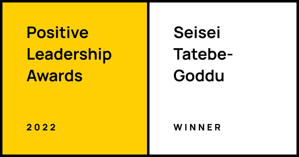 Seisei Tatebe-Goddu - Positive Leadership Awards 2023
